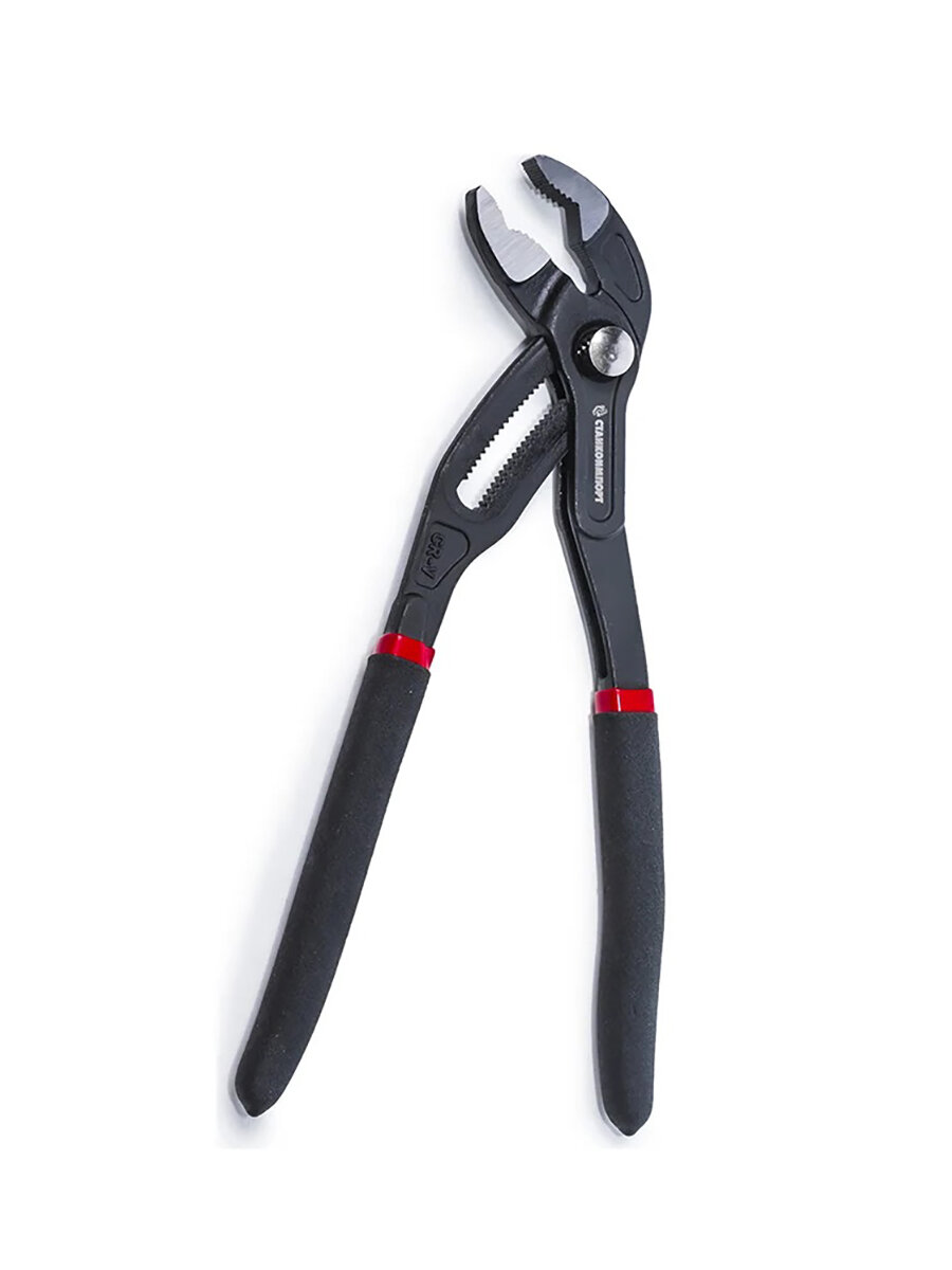 Клещи переставные с кнопочным фиксатором 250 мм, Станкоимпорт CS211510