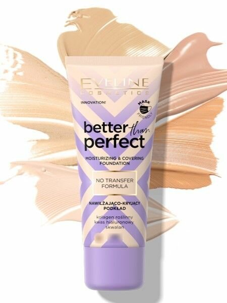 EVELINE BETTER THAN PERFECT Стойкая увлажняющая тональная основа 02 light