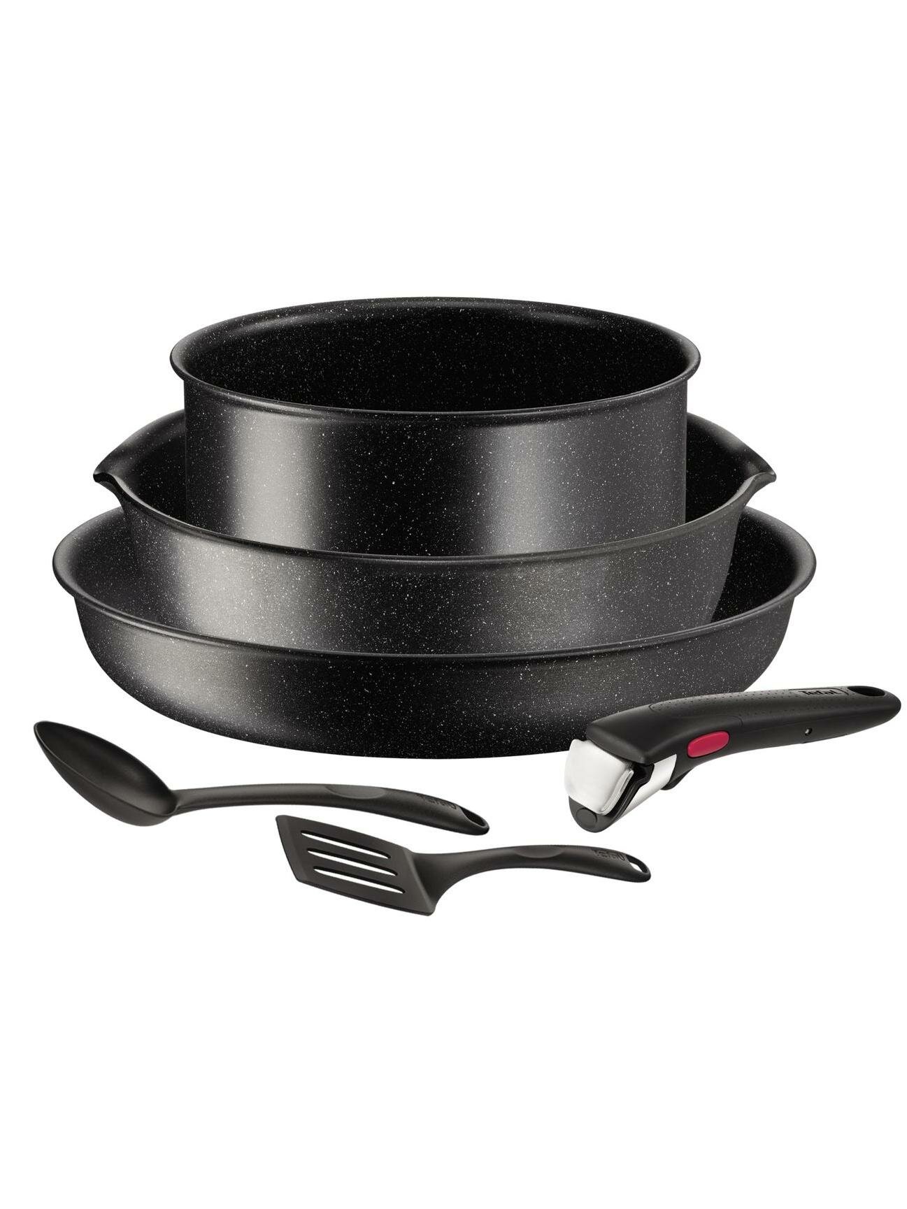 Набор посуды (6 предметов) Tefal Ingenio Black Stone L3999002