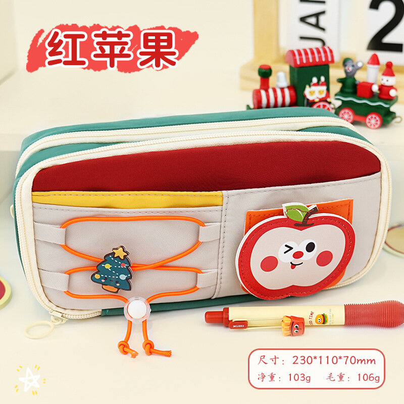 Пенал Good luck apple 8142, для карандашей, на шнурке