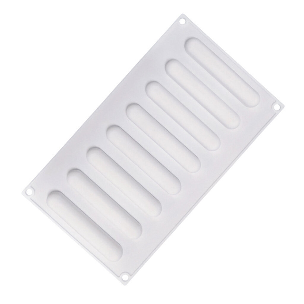 Торговые плесени длинные мусс плесени плесень шоколадный французский десерт 2 разные размеры материала, чтобы выбрать