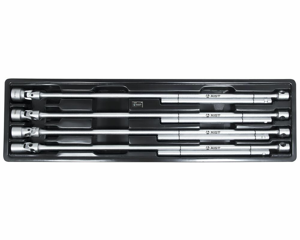 Набор ключей Т-образных карданных 500мм длинных с торцевыми головками 14-19мм 6-гр. 8 предметов в ложементе для тележки AIST 99547B04-1