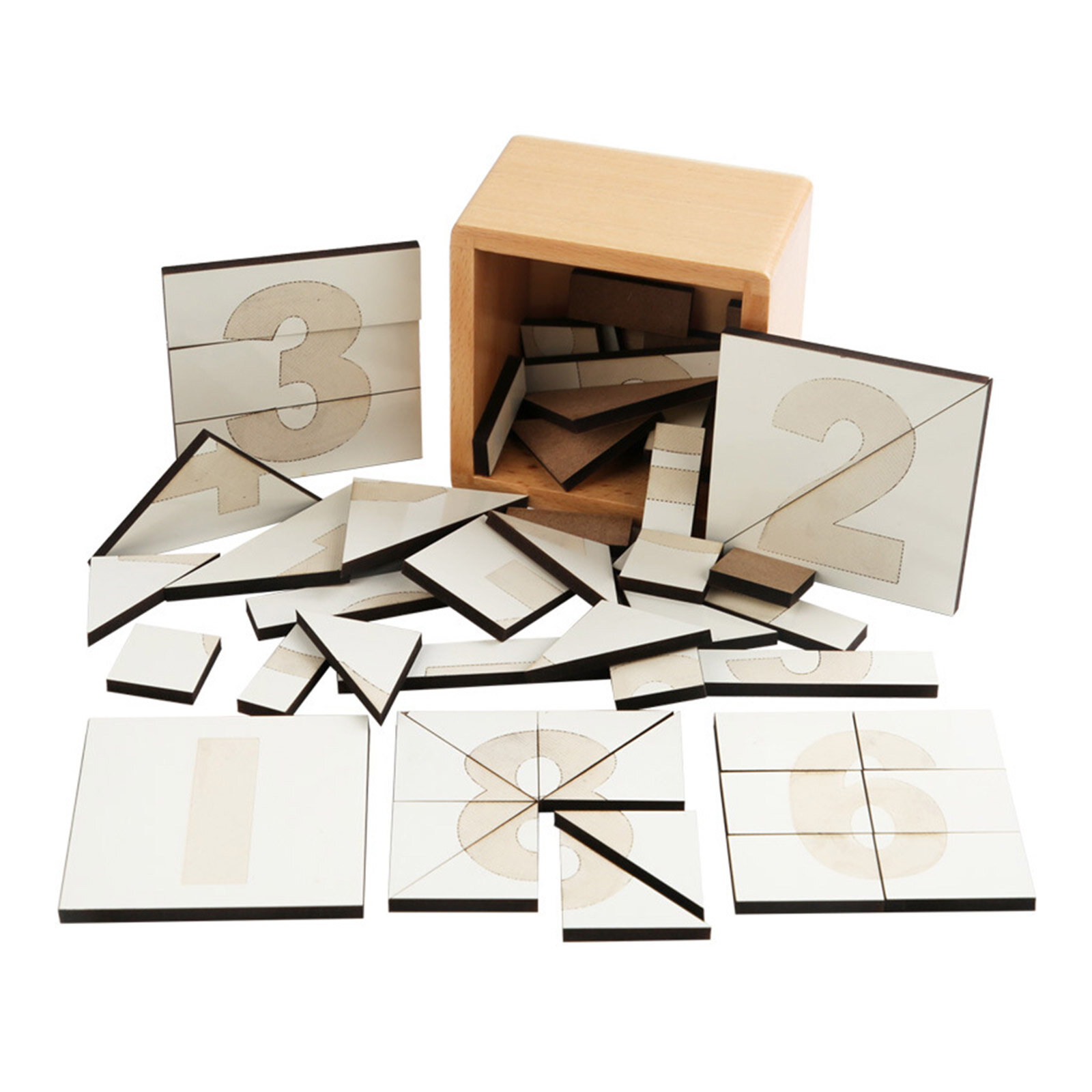 Цифровая головоломка с цифрами для малышей, развивающая игрушка, геометрические фигуры, учебные пособия для дошкольников.