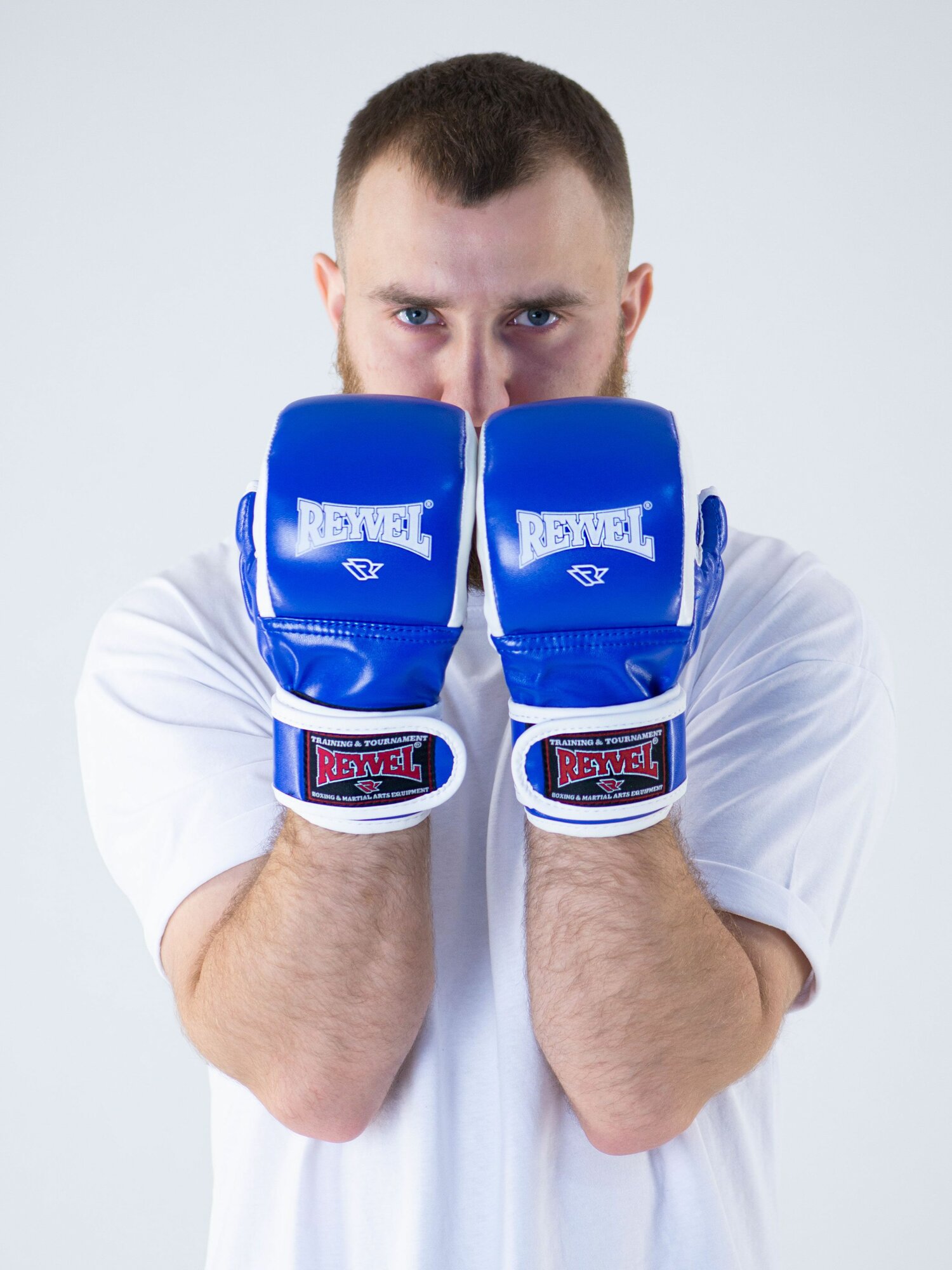Перчатки для ММА Reyvel PRO TRAINING (XL) синие