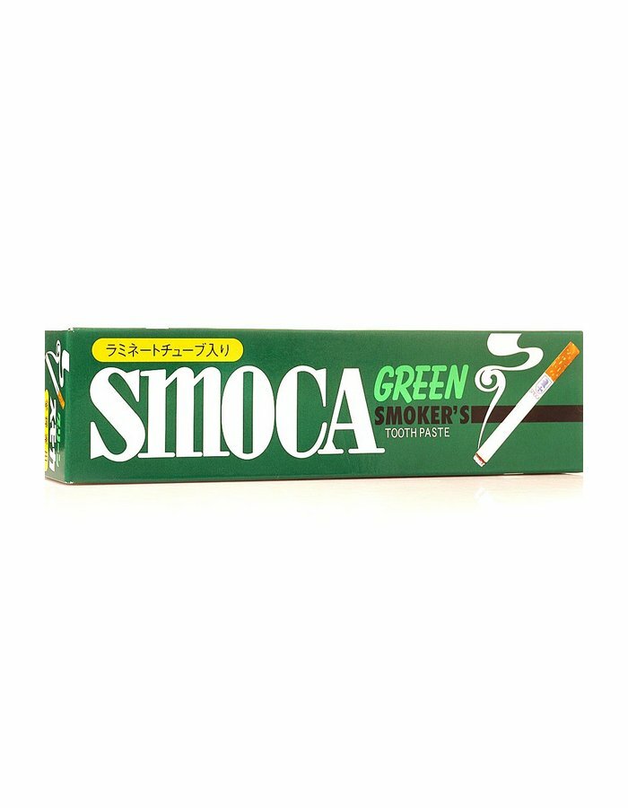 Smoca Green - Smoker's Toothpaste Зубная паста для курящих "со вкусом мяты и эвкалипта" 120 г. (012027)