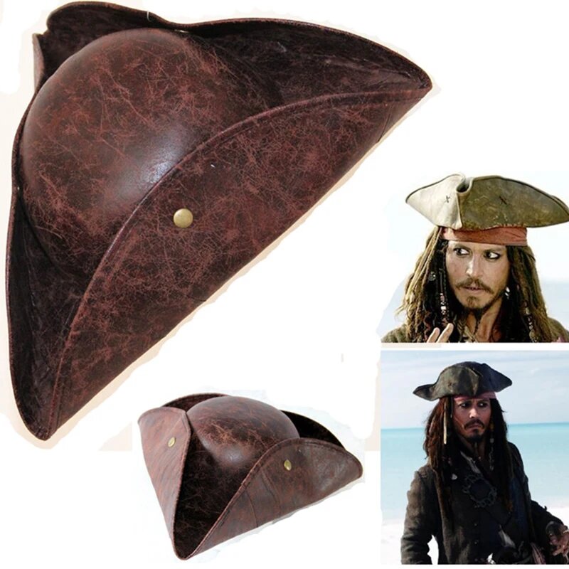Кожаная кепка Jack Sparrow — фото 1