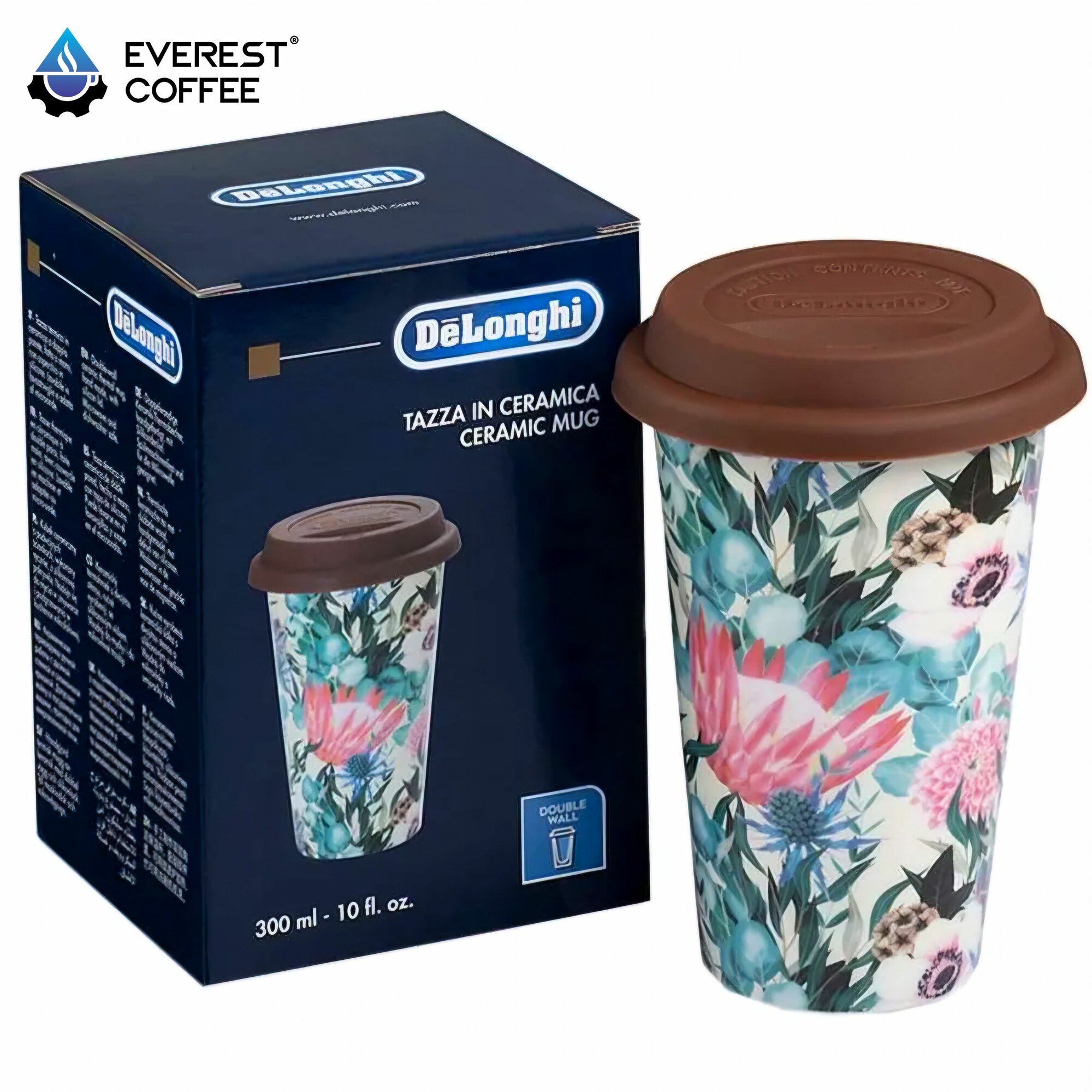 Термокружка керамическая Delonghi 300мл