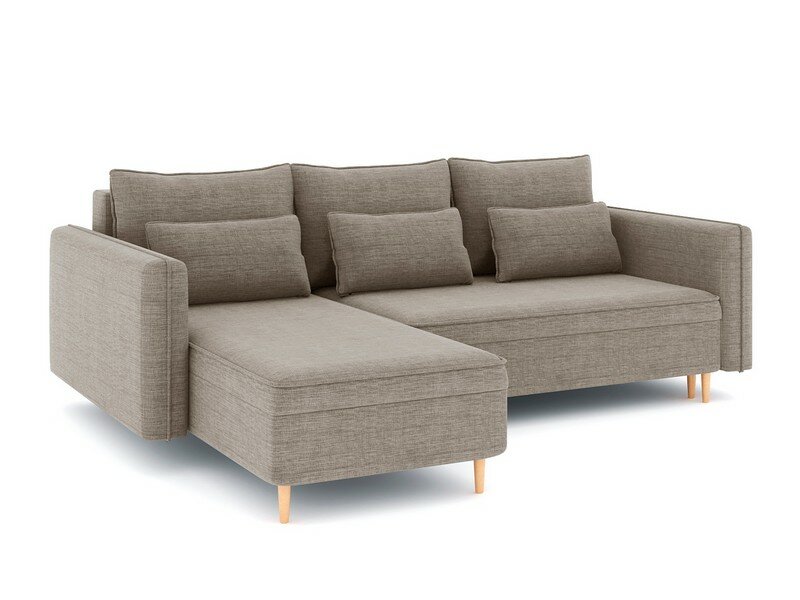 Угловой диван еврокнижка на пантографе "Рон" рогожка дрим люкс 4