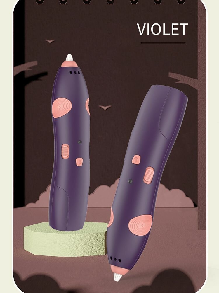 Печатная ручка 3d Детская трехмерная ручка для рисования Беспроводной набор для моделирования 3D-ручкой