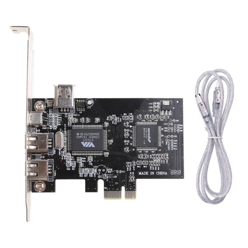 PCIe карта USB 3.0 3 порта, Цвет: A