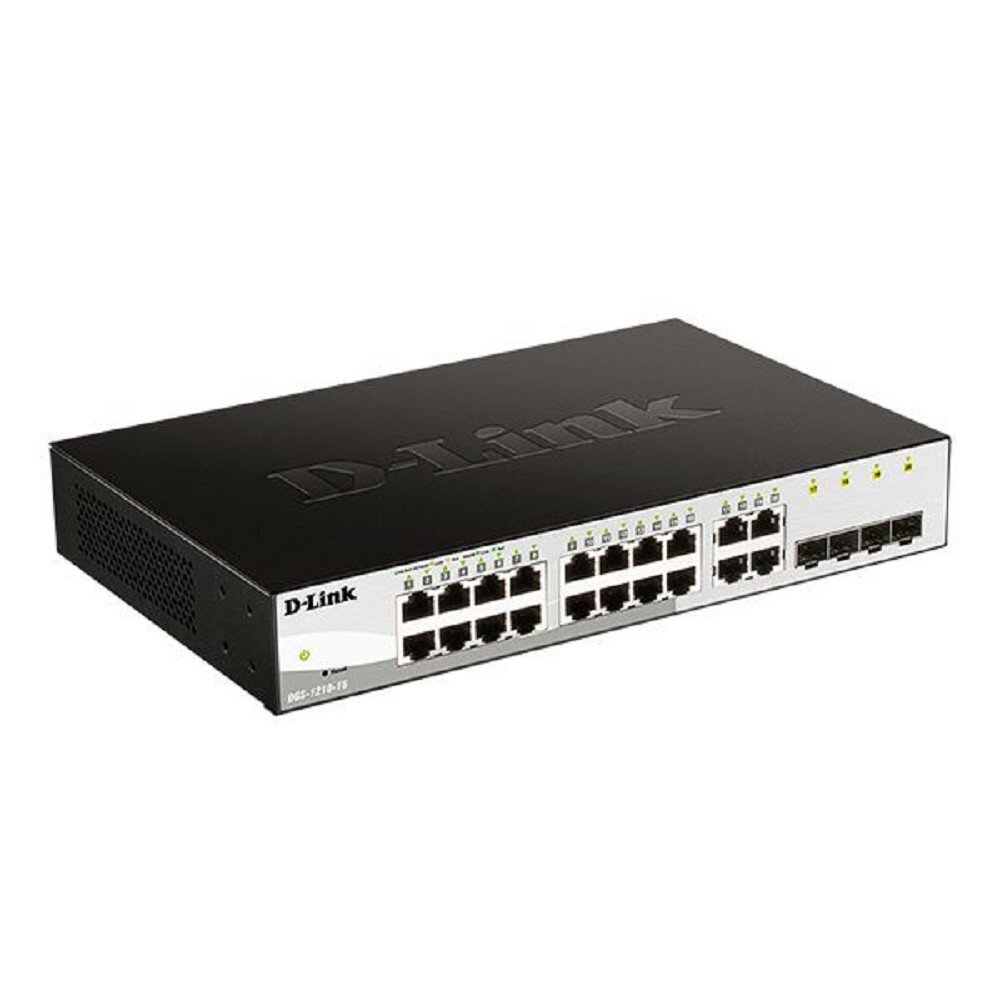 Коммутатор DGS-1210-16/E D-Link Для средних рабочих групп