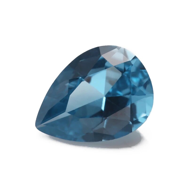 Синтетические шпинели грушевидной огранки для ювелирных изделий