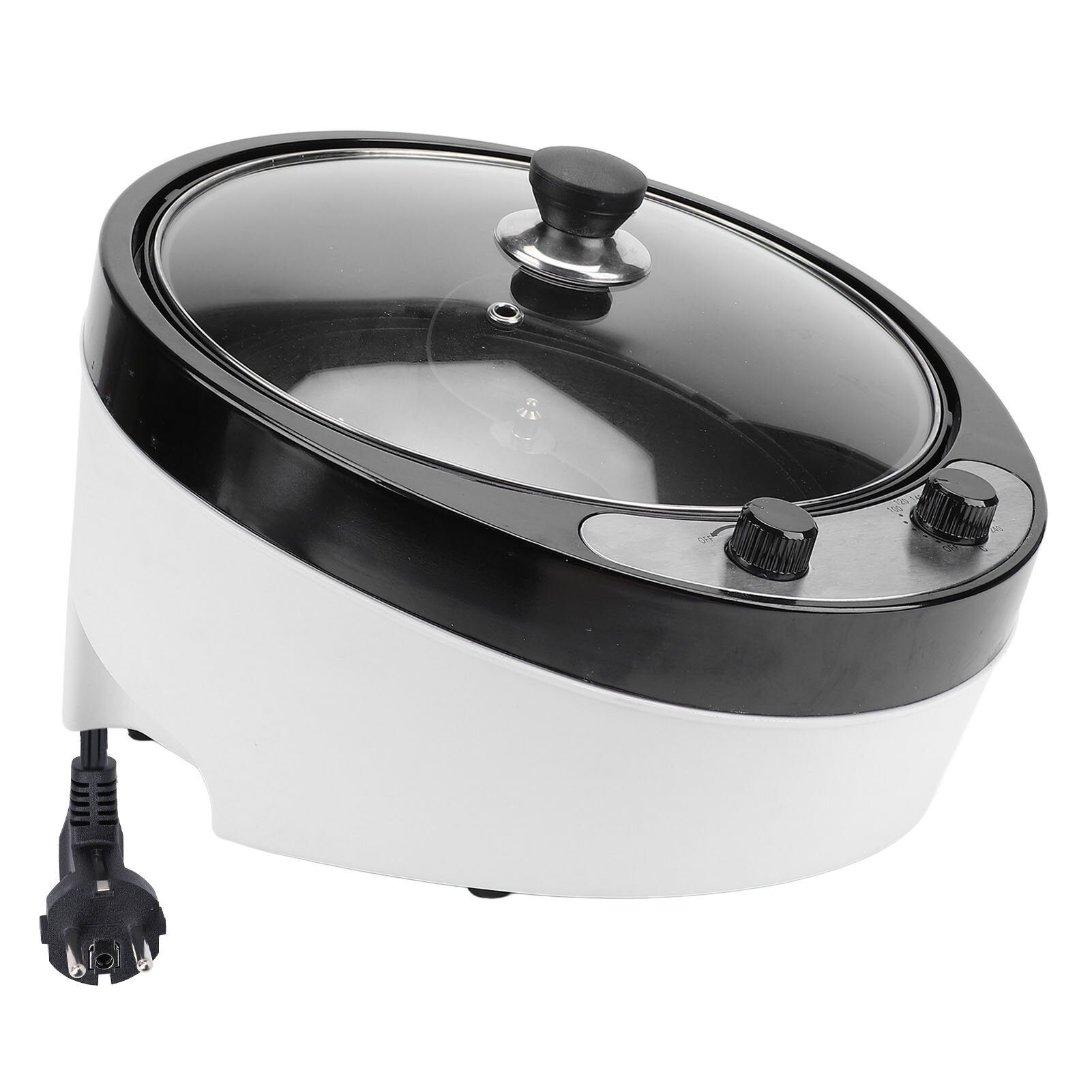 Кофемашина для обжарки кофе большой вместимости, регулировка температуры 0–240 °C, эффективная обжарка зерен, электрическая, для кафе и дома, вилка европейского стандарта 220–240 В.