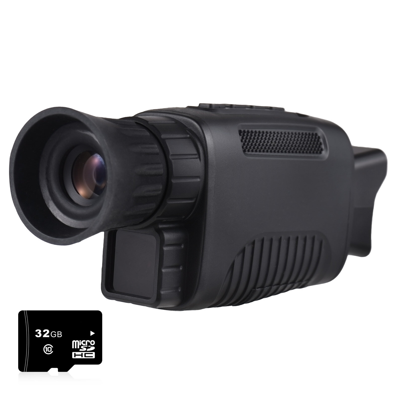 Цифровой ноутбук ночного видения 24MP 1080P Инфракрасные очки ночного видения для охоты кемпинга путешествий, фоторазрешение 24MP/12MP/10MP/8MP, видеорозрешение 1080P/720P/VGA/QVGA, апертура F1.2 f=25mm, угол обзора FOV=10°, диаметр 24mm, экран 1.5" TFT