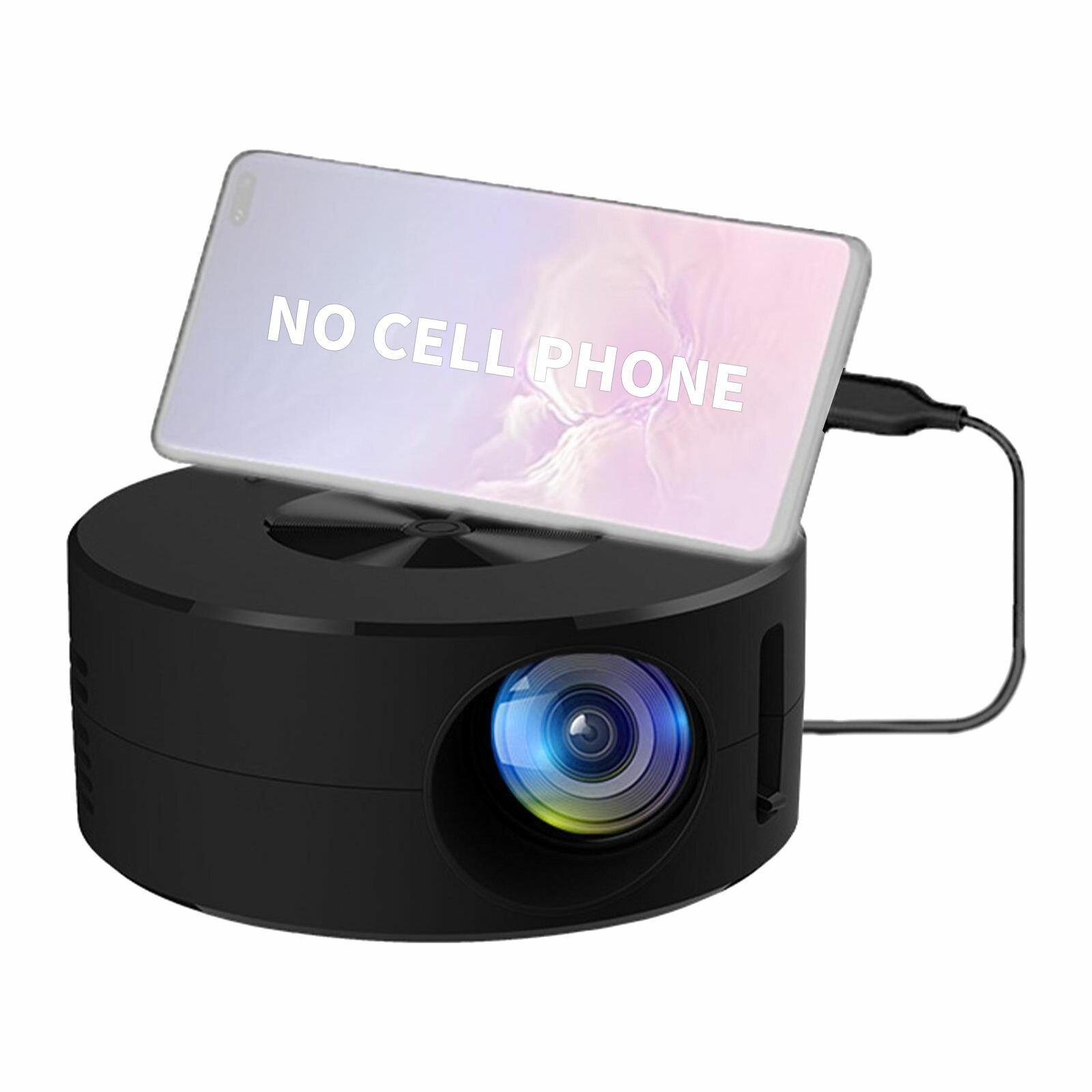 Мини-проектор LED 1080P HD домашнего кинотеатра / портативный домашний кинопроектор -EJ