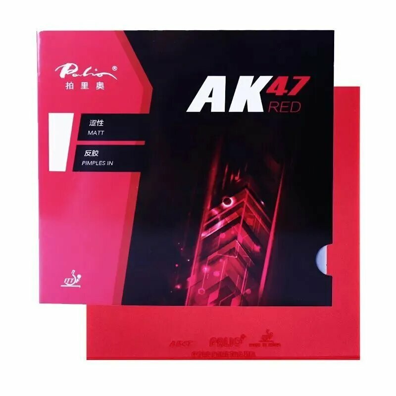 Накладка для настольного тенниса PALIO AK47 OFF+, красная, толщина 2,2 мм