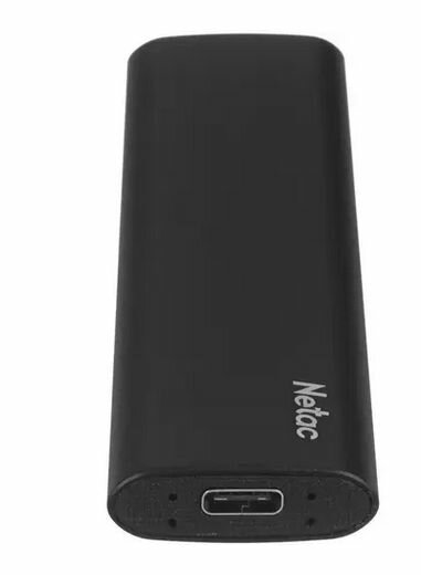 2000 ГБ Внешний SSD Netac Z SLIM (NT01ZSLIM-002T-32BK) черный - USB 3.2 Gen2 Type-C, чтение - 550 Мбайт/сек