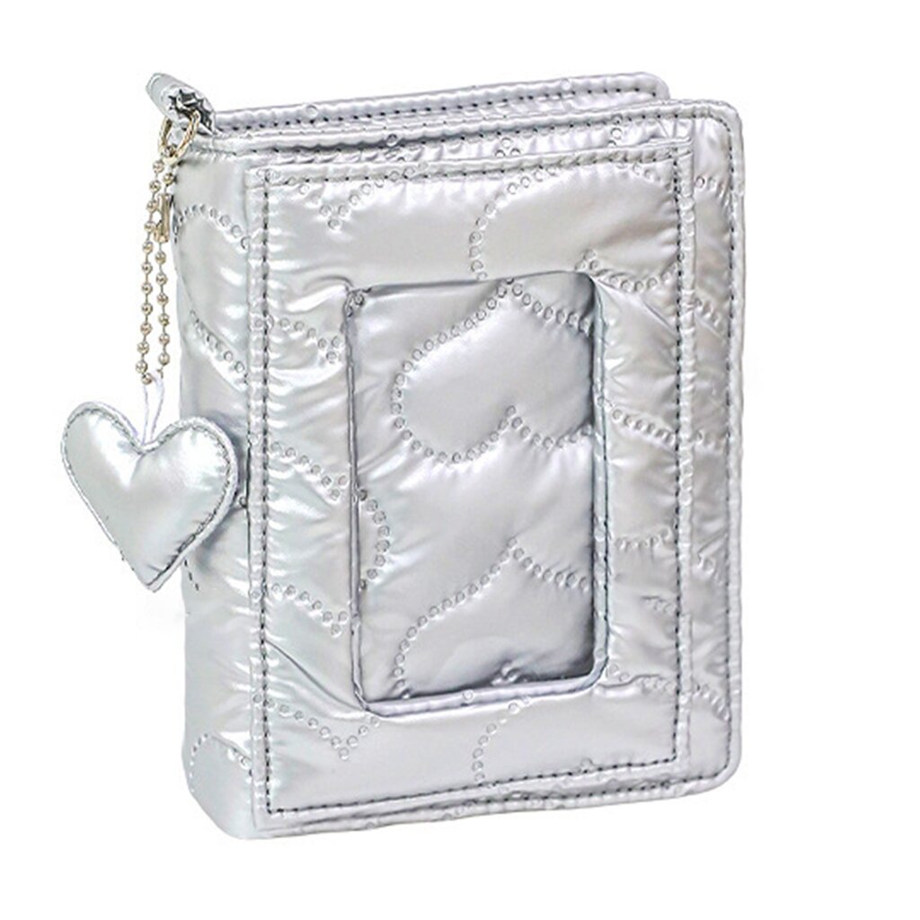 1 наполненный любовью хлопковый пушистый и мягкий мини-справочник M5 cute mini handbook-серебристый