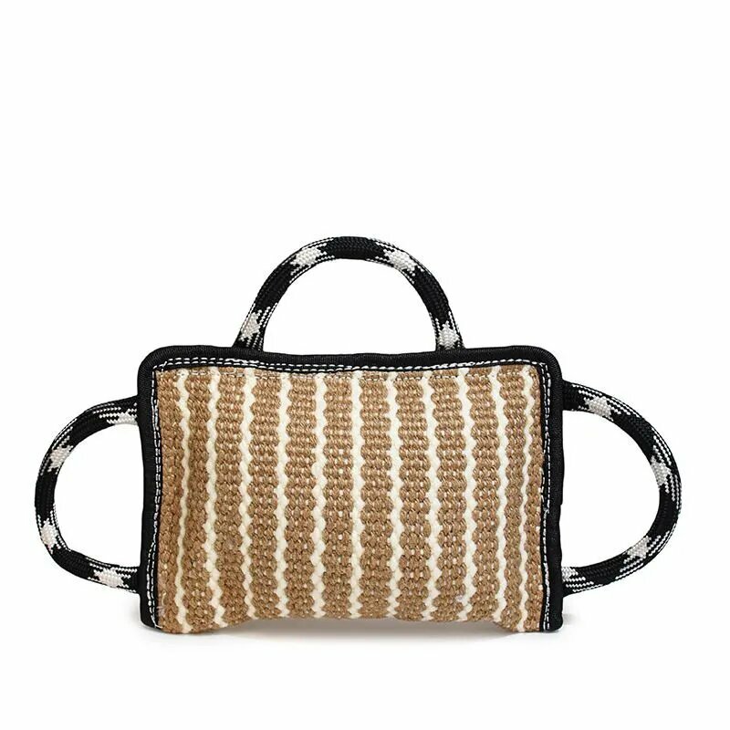 2025 Подушка-ухватка для дрессировки собак из джута с тремя ручками