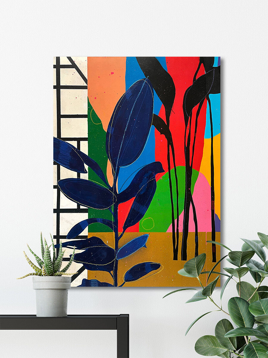 Картина интерьерная абстракция / Лофт, 60х80 см.