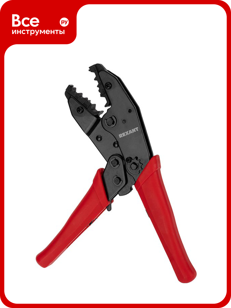 Кримпер для обжима F и BNC разъемов RG-58, RG-59, RG-62, RG-6 REXANT ht-301 PA 12-3214, сталь