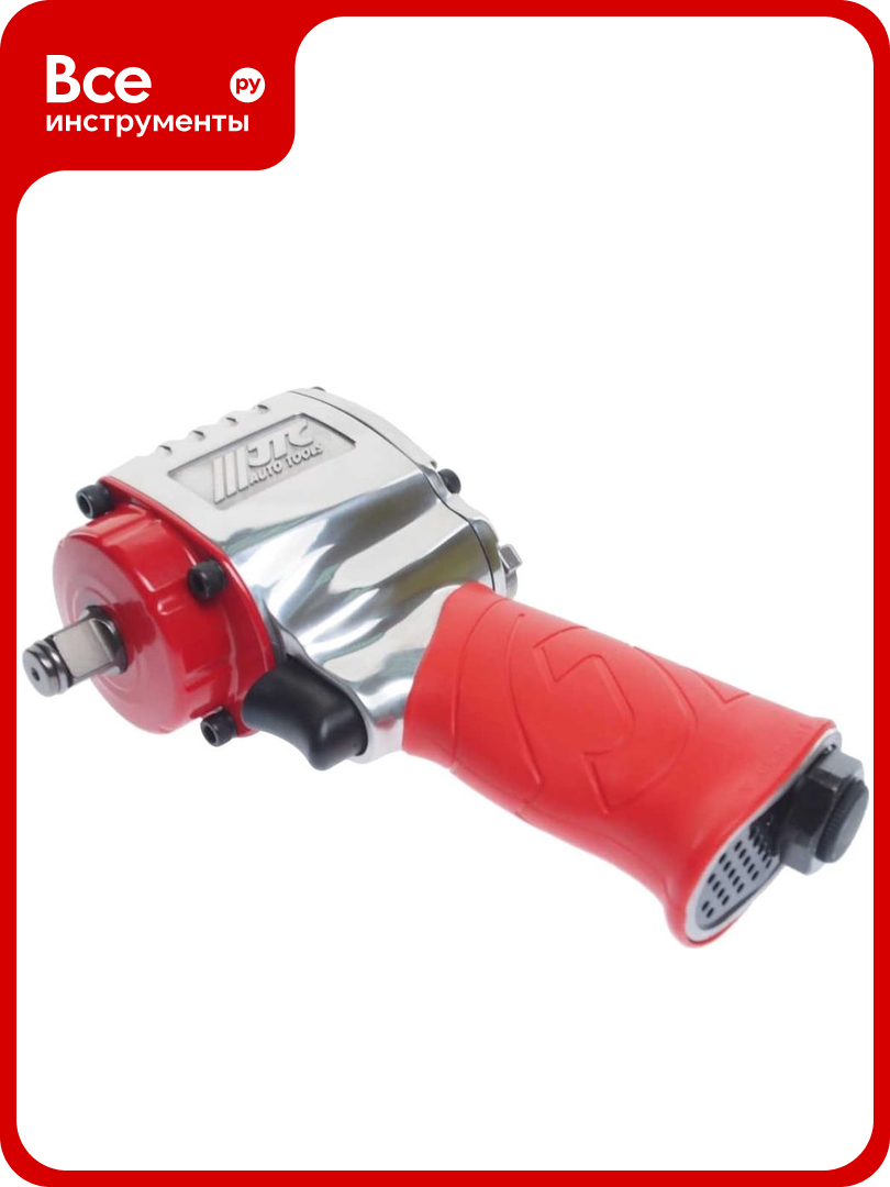Ударный пневмогайковерт JTC 1/2 , 10000 об/мин 7656, металл, с прикипевшим крепежом