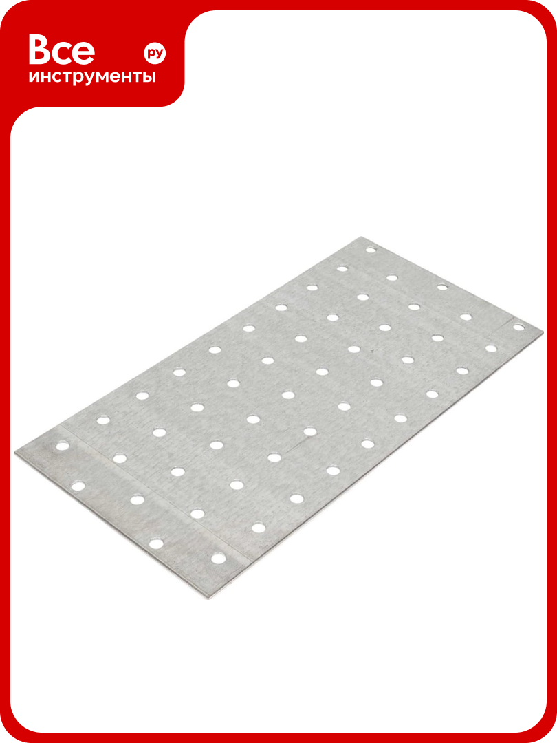 Соединительная пластина Gigant 100x200х1.8 мм цинк 123888