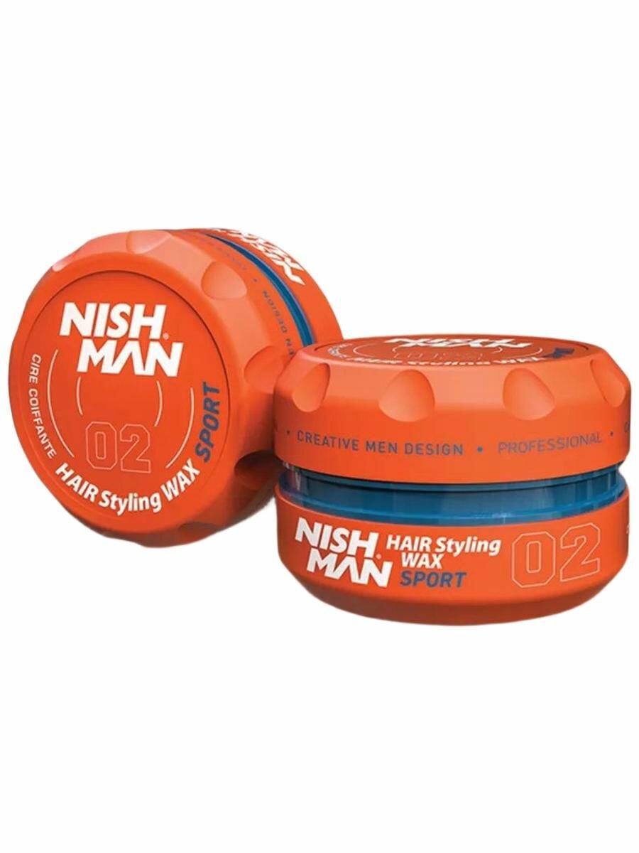 NISHMAN Воск для волос аромат "Тропические фрукты" 02, 100 мл