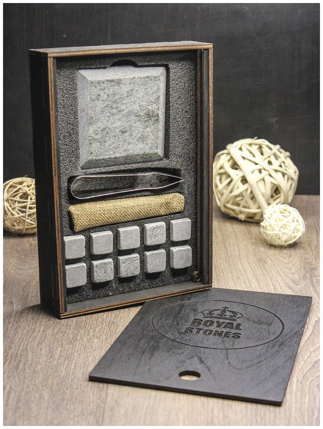 Камни для виски из стеатита