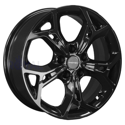 Литой колесный диск Khomen Wheels KHW1702 (DFM580) 7x17/5x110 ET45 D67,1 Black