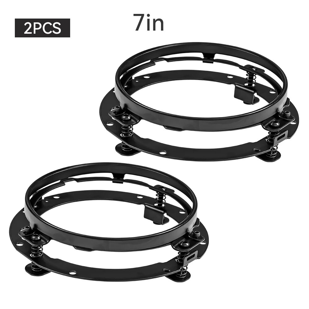 Монтажный кронштейн для 7-дюймовых светодиодных фар с круглым кольцом, крепление для фар, кронштейны для держателя лампы для Wrangler JK TJ (1 или 2 шт.)