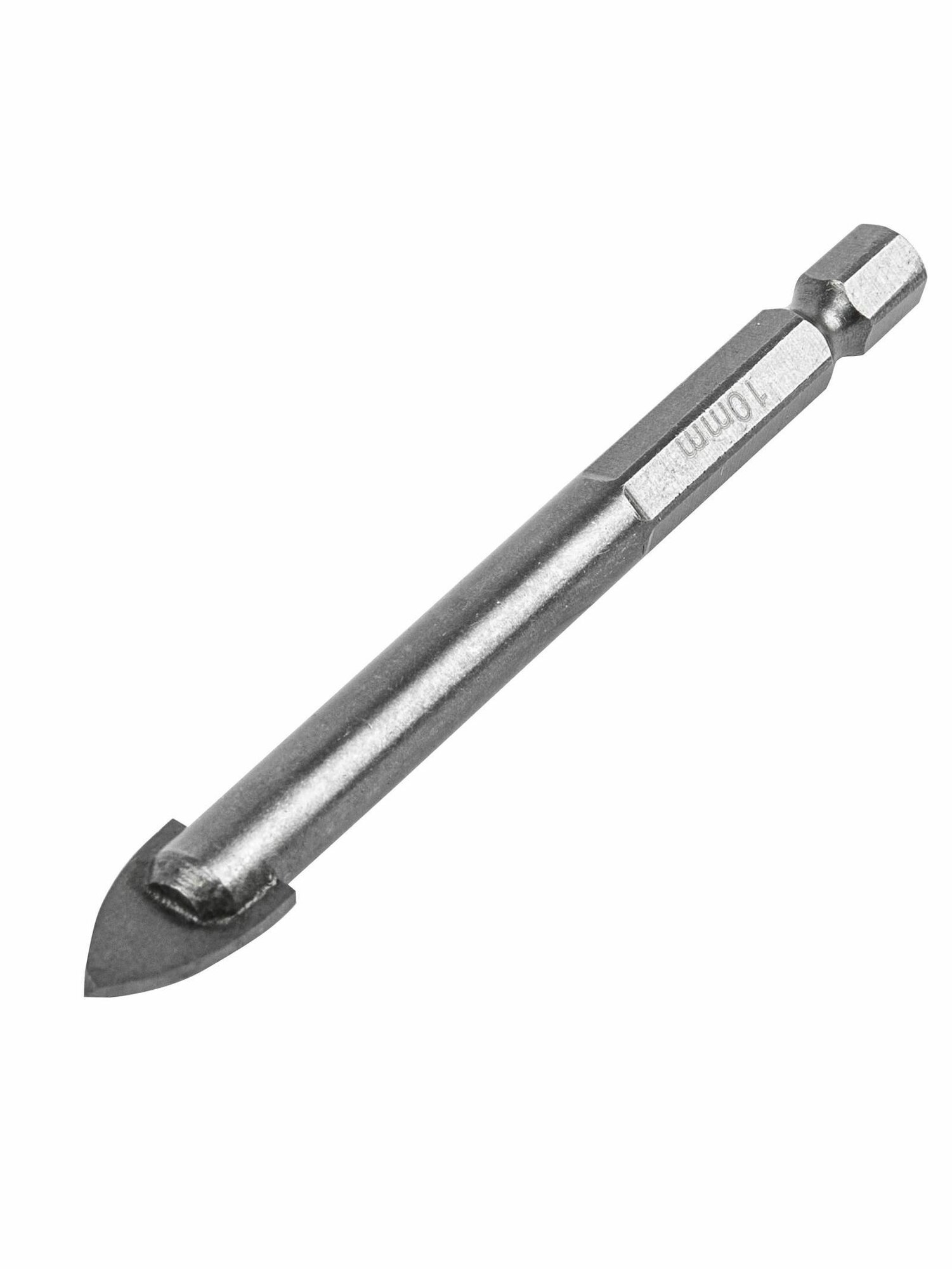 Сверло по керамической плитке и стеклу, 10 мм, шестигранный хвостовик Matrix 72838