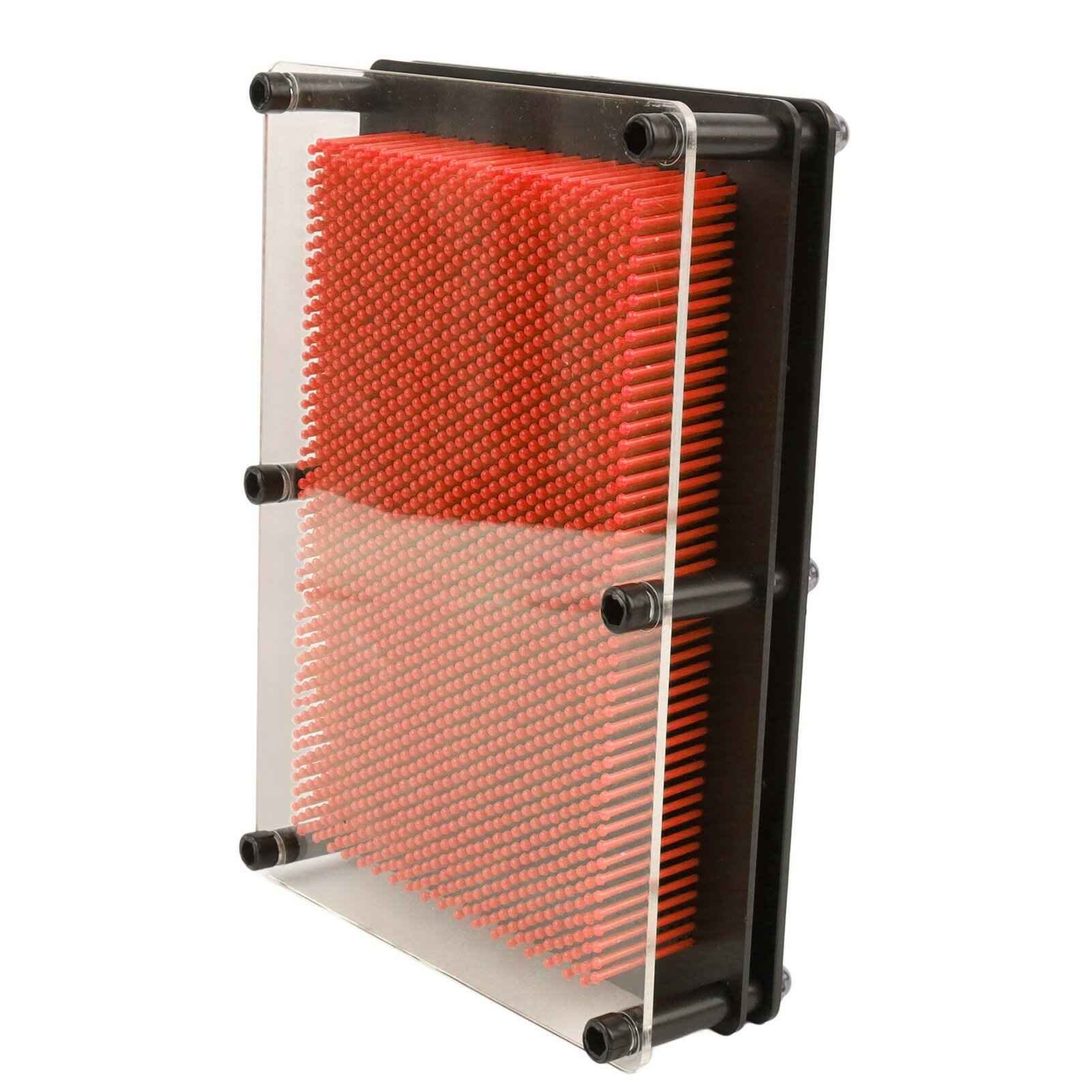 3D Pin Art Board Игрушка Прямоугольной формы Улучшение воображения Отпечаток руки Форма для детей Красный L