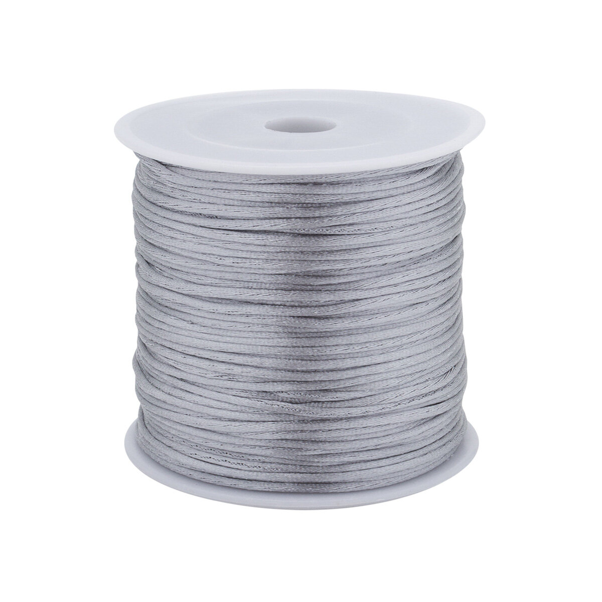 Шнур атласный (для воздушных петель) 1мм*45,7м (78 серый), 45.7 м