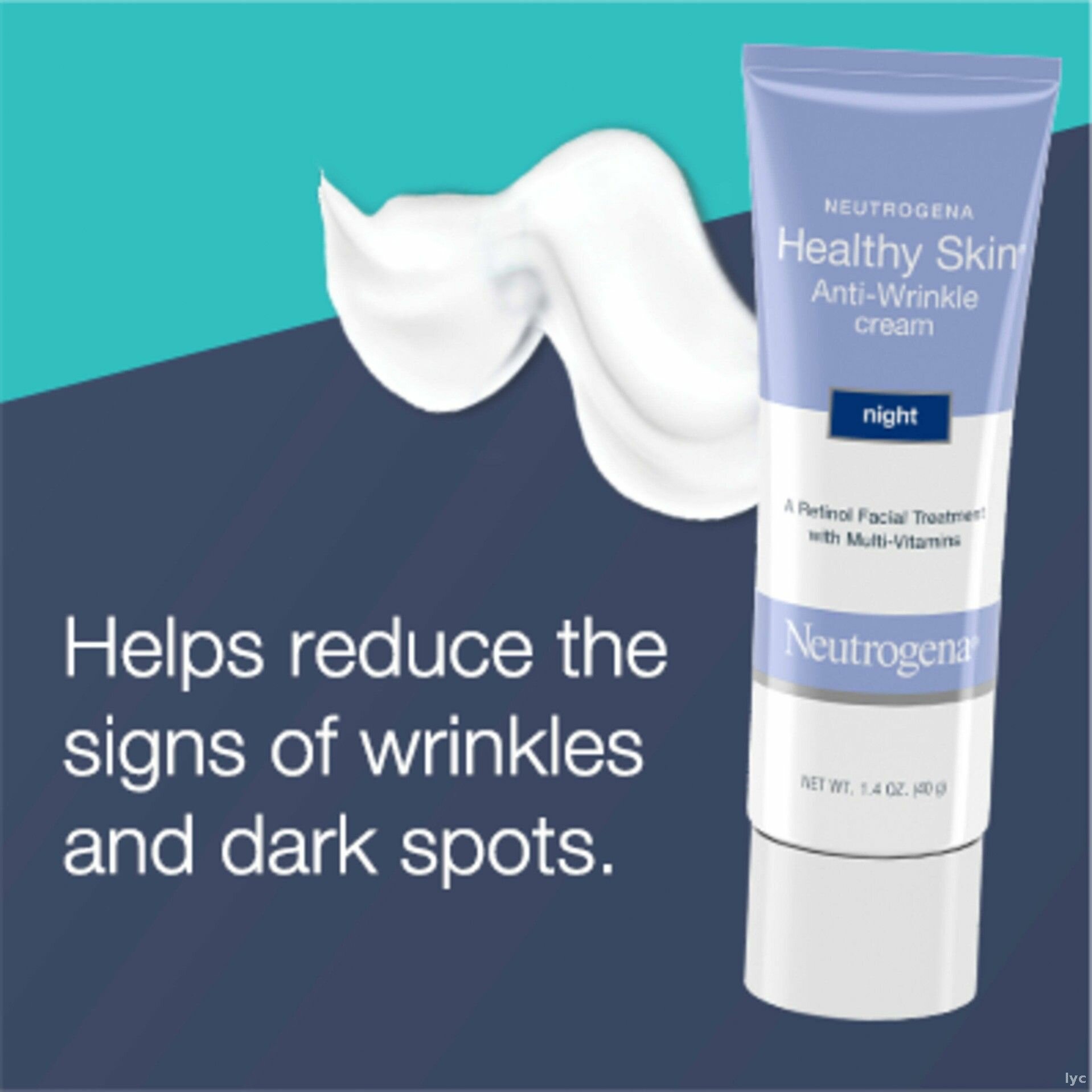 Эксклюзивный ночной уход с ретинолом, витамином Е и глицерином от Neutrogena Healthy Skin 40 г