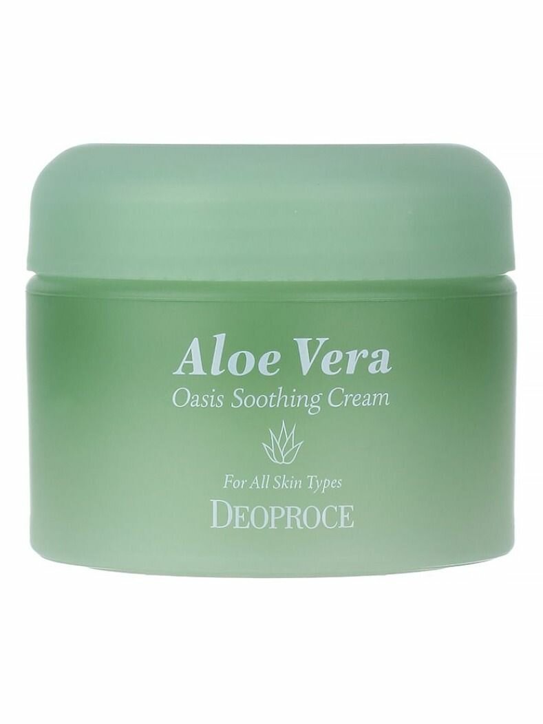 Deoproce Питательный крем для лица с алоэ Aloe Vera Oasis Soothing Cream 50 мл.
