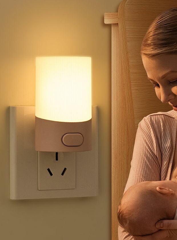 Светодиодные розетки ночного света, 3 вида регулируемой яркости, подходит для детской комнаты, фойе, спальни, ванной комнаты (теплый белый)