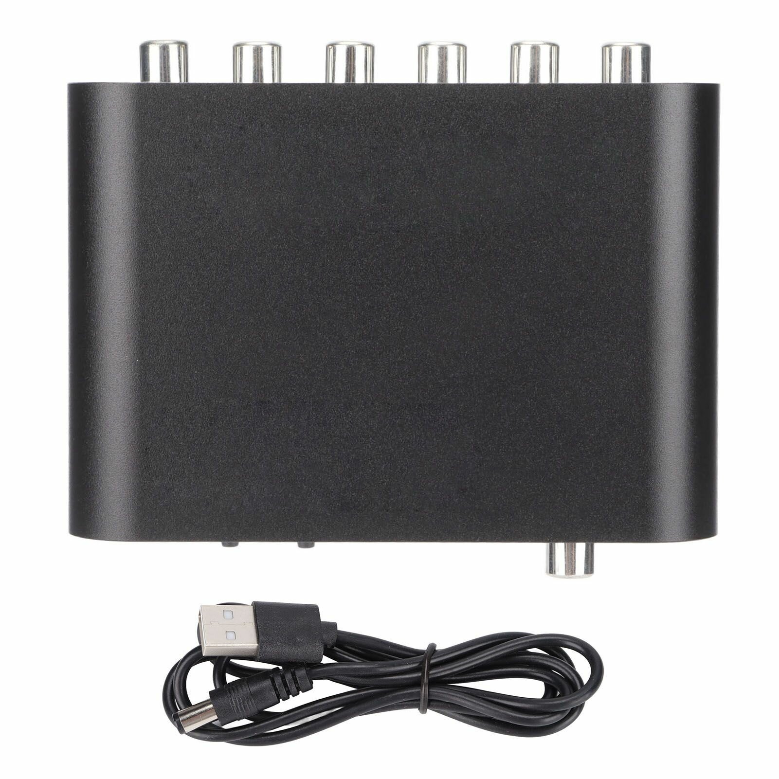 Цифровой звуковой декодер 51 SPDIF коаксиал AUX в 6 RCA