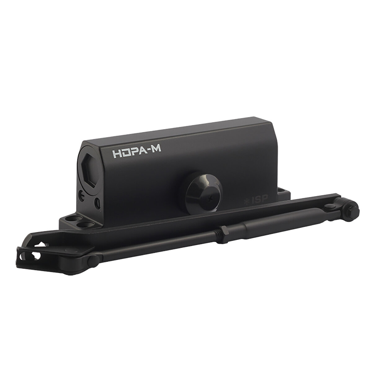 Доводчик дверной Нора-М 450 Isparus, для дверей 120 - 170 кг, черный