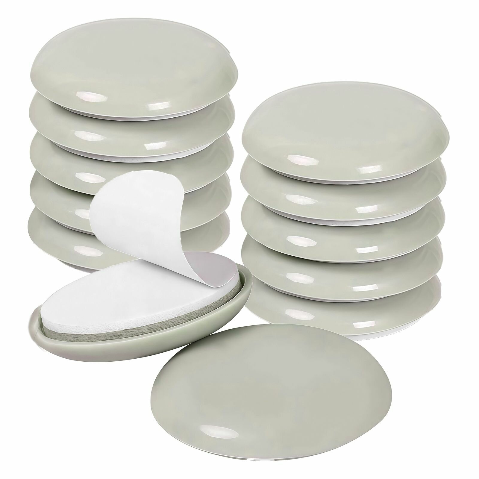 25 мм Автоматические клейкие накладки для мебели тихое перемещение 12 шт