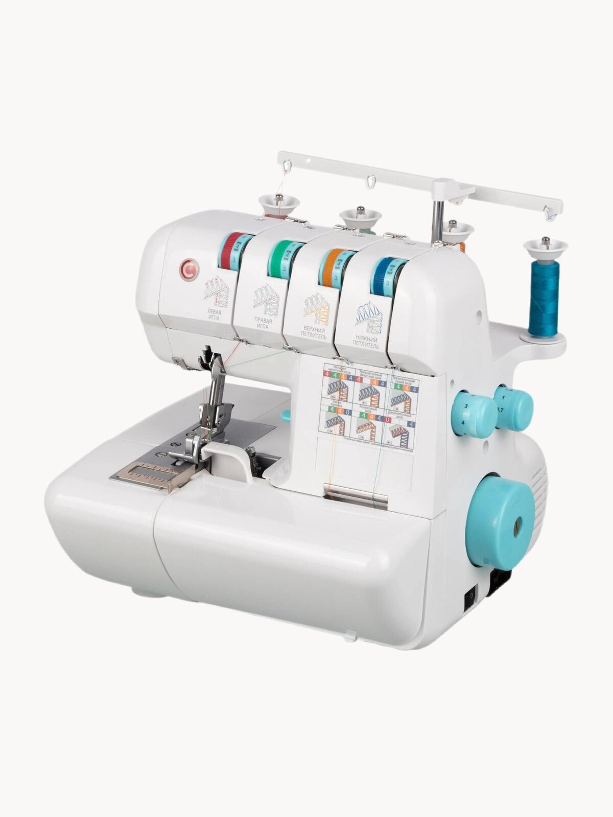 Оверлок Comfort 500, 2,3,4х ниточный, дифференциальная подача, откидная платформа