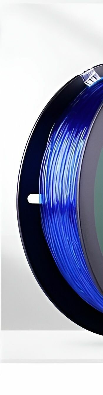 Flex (TPU 95a) пластик PinRui полупрозрачный синий 1.75 мм 0.8 кг