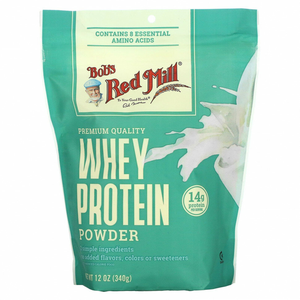 Протеиновый порошок Bob's Red Mill Whey Protein Powder, сывороточный, 340 гр