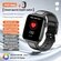 Smart Watch Черный кожаный ремешок