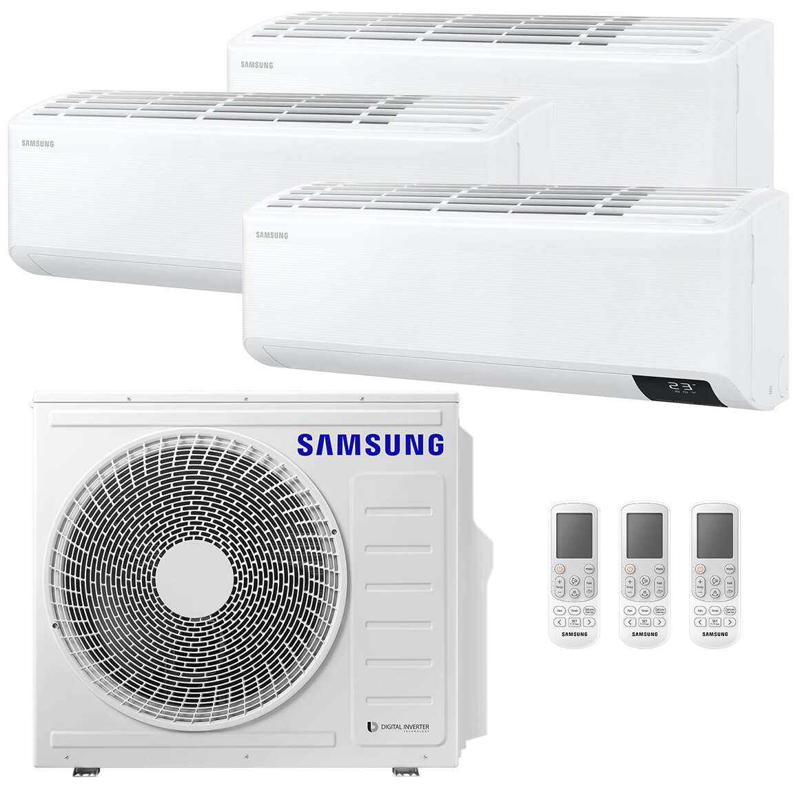 Кондиционер настенный мультисплит-система Samsung AJ068TXJ3KH/EA/AJ020TNTDKH/EA/AJ020TNTDKH/EA/AJ025TNTDKH/EA белый