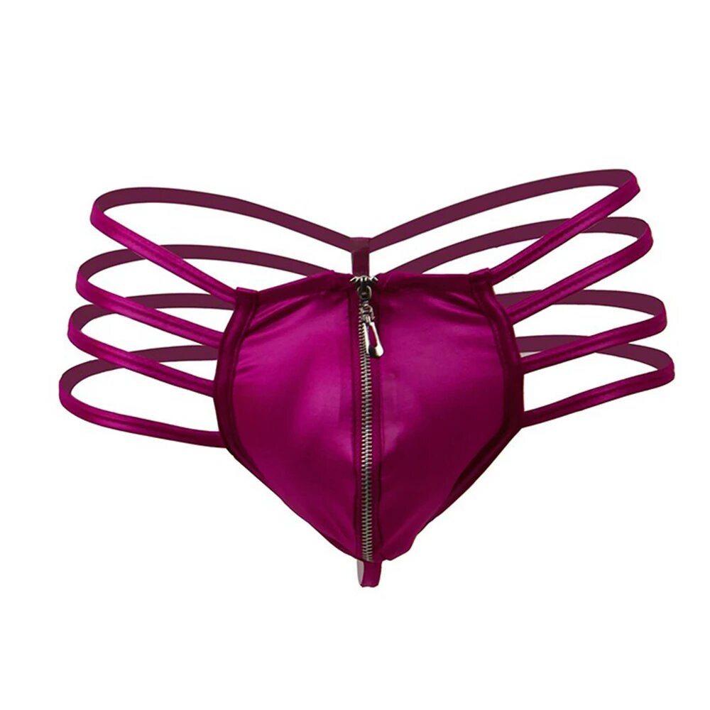 Мужские стринги из полиэстера Фиолетовый, XL, Rose red