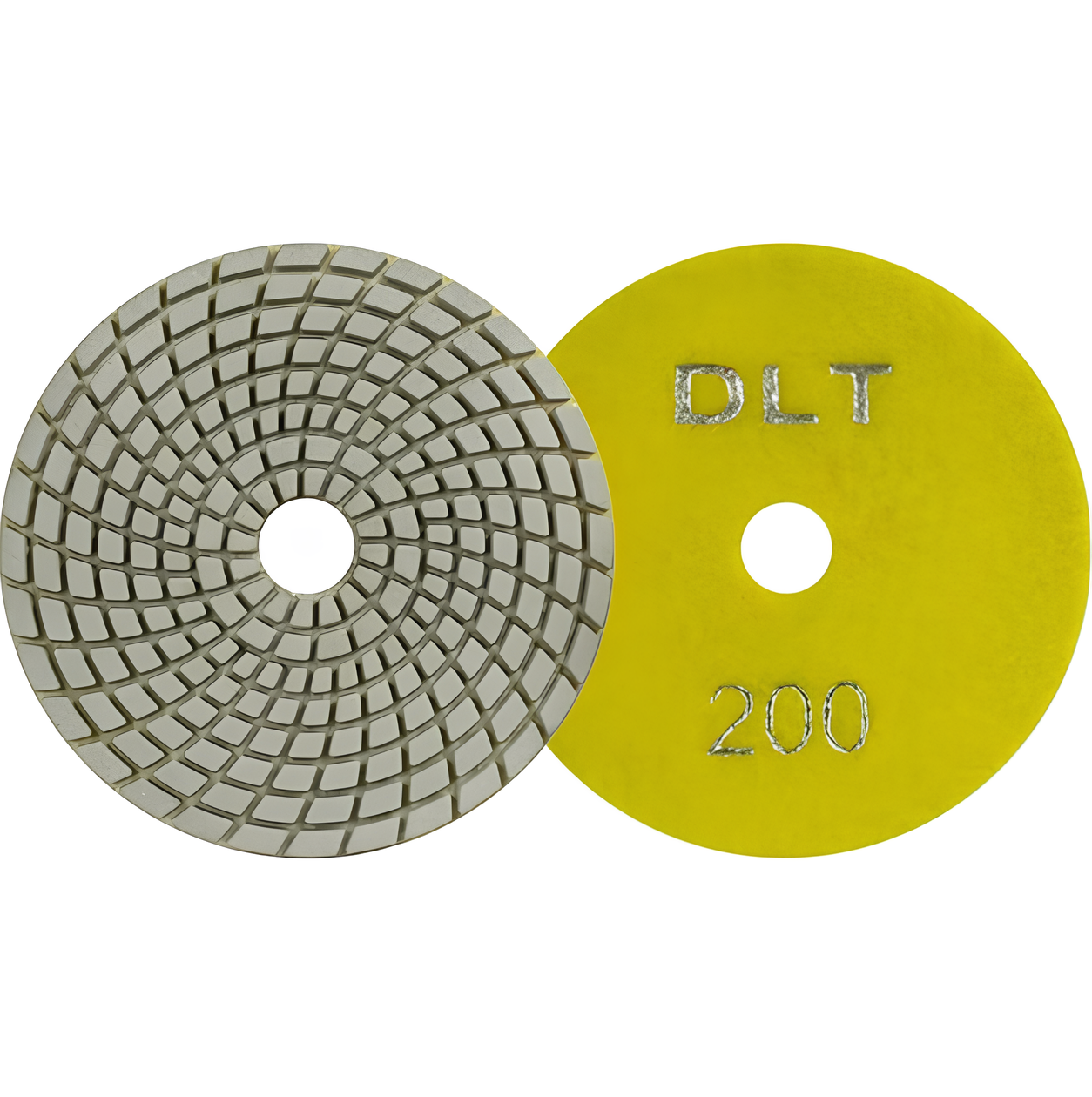 Круг алмазный гибкий шлифовальный DLT №1, Ø100мм, зерн.#200, для сухой и мокрой шлифовки АГШК арт.0646