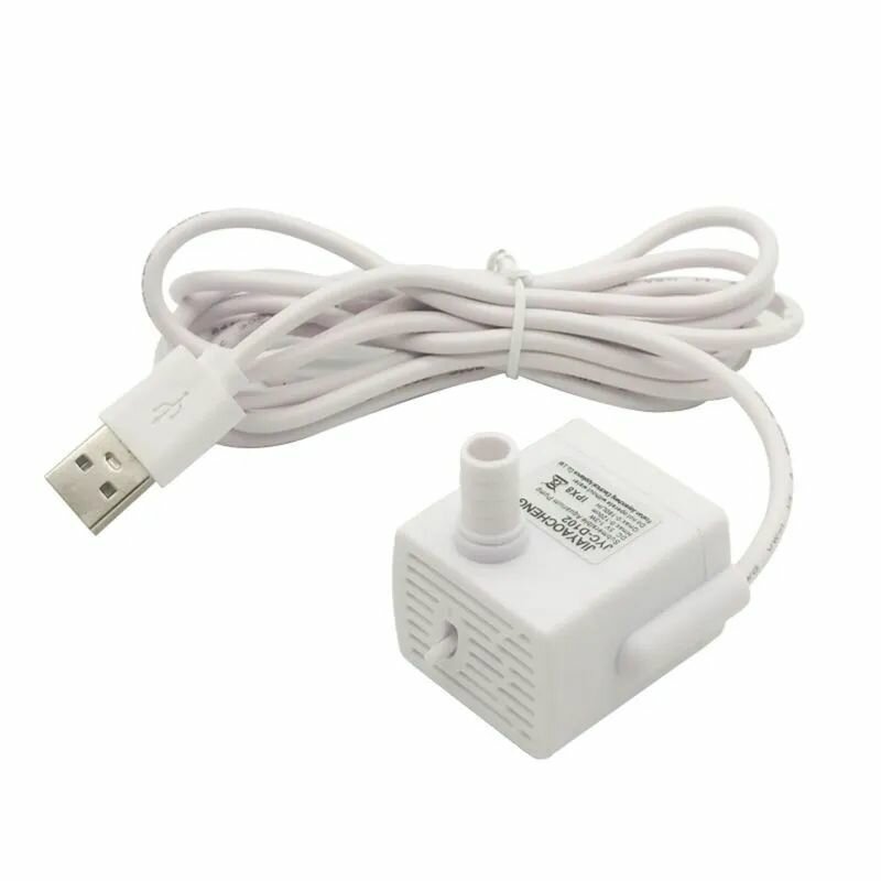 Сменная помпа для фонтанов с водой для кошек Ультратихий насос с присосками 5V1A