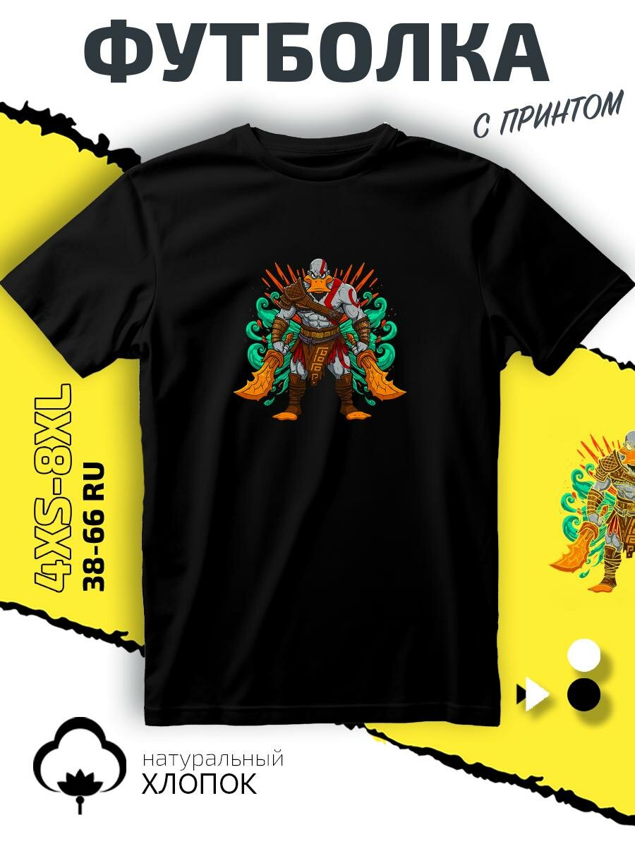 Футболка Кратос God of War воин