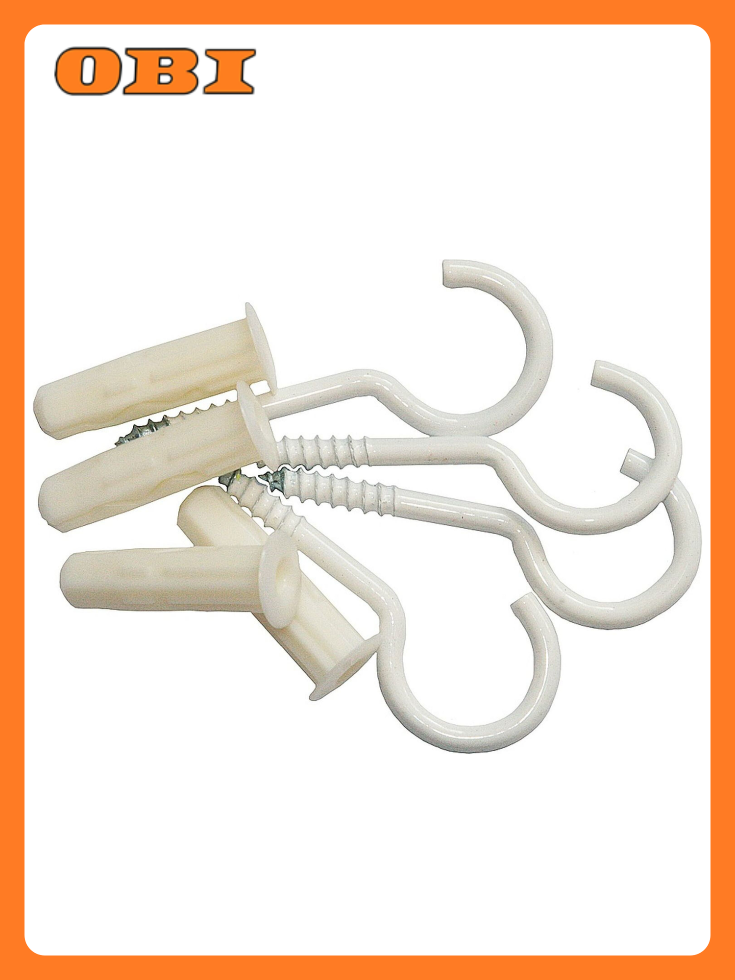 Дюбель европартнер MULTI Plug 8x32 мм с крюк-шурупом закругленным 4,5x30 мм 4 шт